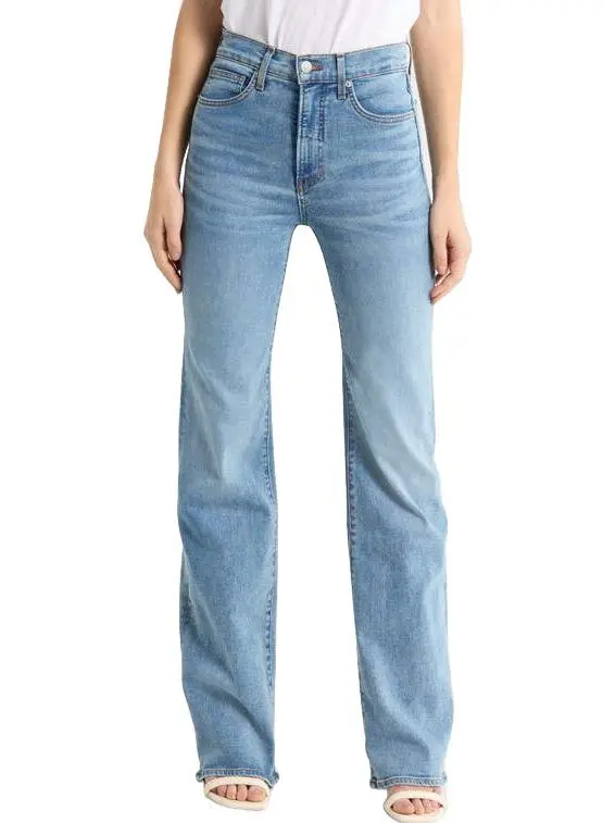 Veronica Beard Crosbie High-waist Wide-leg Jeans - Rebel Stone