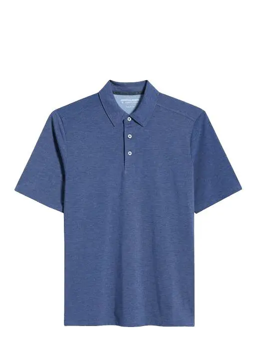 Johnston & Murphy Xc® Apex Performance Polo - Navy Heather