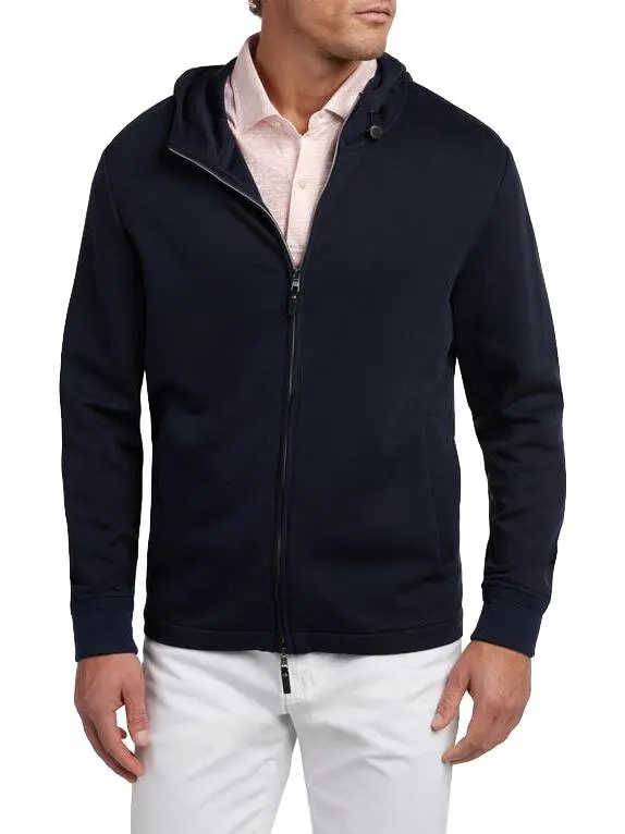 David Donahue Journey Zip Hoodie - Navy