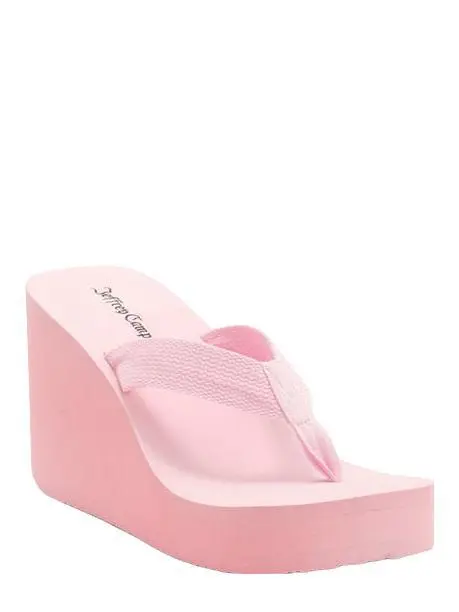 Jeffrey Campbell Astria Platform Wedge Sandal - Pink