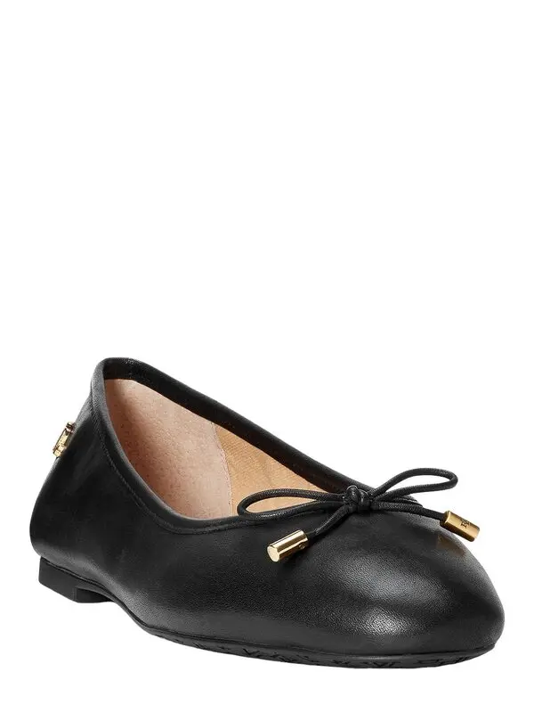 Ralph Lauren Jayna Ballet Flat - Black