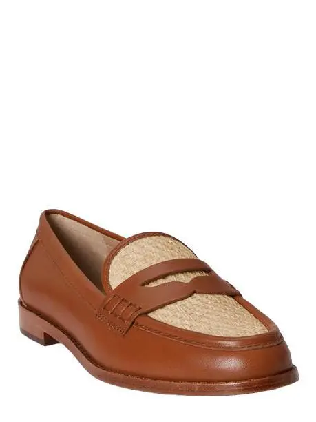 Ralph Lauren Wynnie Penny Loafer - Lauren Tan/natural