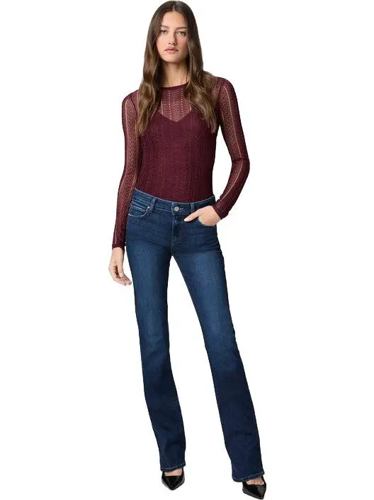 Paige Manhattan Bootcut Jean - Denim