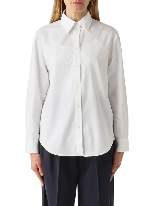 Max Mara Cotton Poplin Shirt - White
