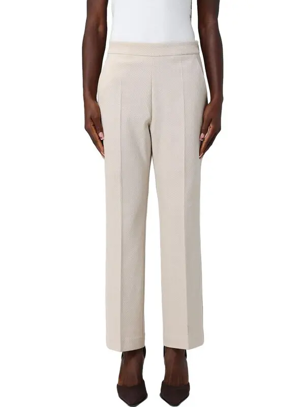 Max Mara Cotton Trousers - Cream