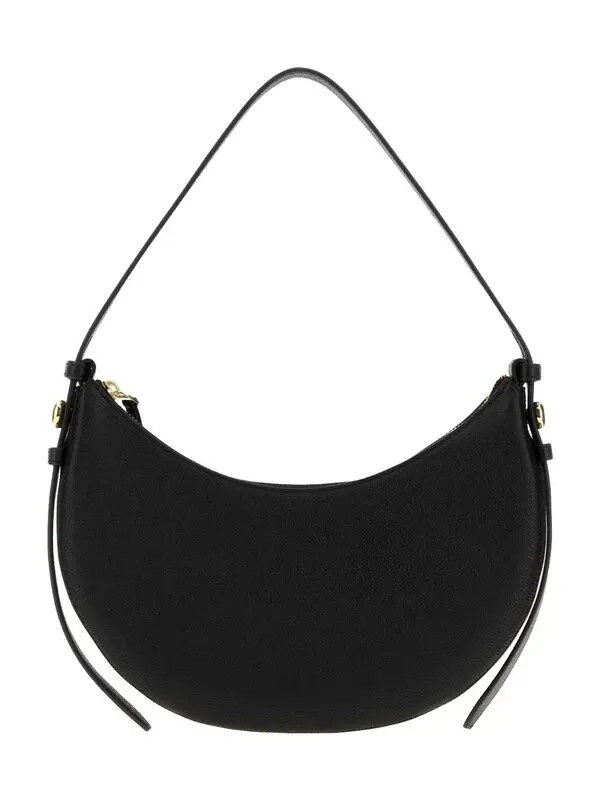 Tory Burch Romy Grained Leather Bag - Black