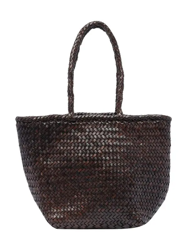 Dragon Diffusion Woven Handbag - Brown