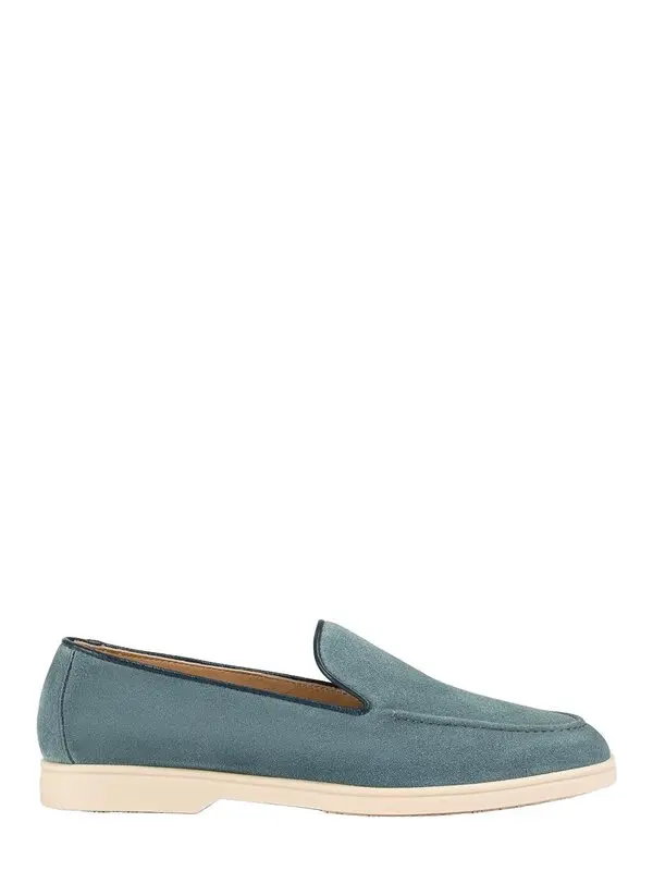 DOUCAL'S Suede Loafers - Teal