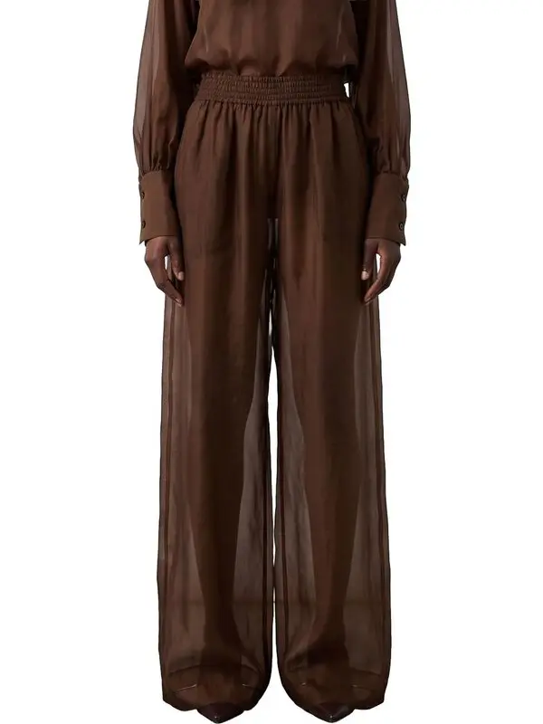 THELATEST Trousers - Brown