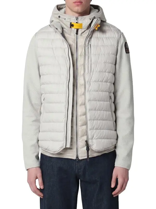 PARAJUMPERS Padded And Quilted Polyester Taffeta Vest - Grey