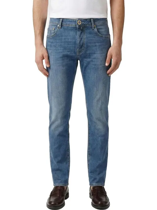 Jacob Cohen Slim Fit Stretch Denim Jeans - Blue