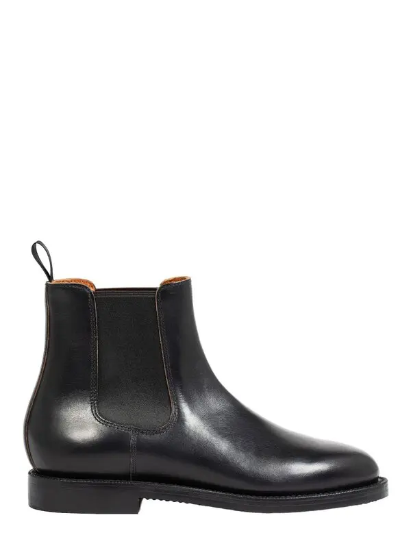 GRANT STONE Chelsea Boot - Black Chromexcel