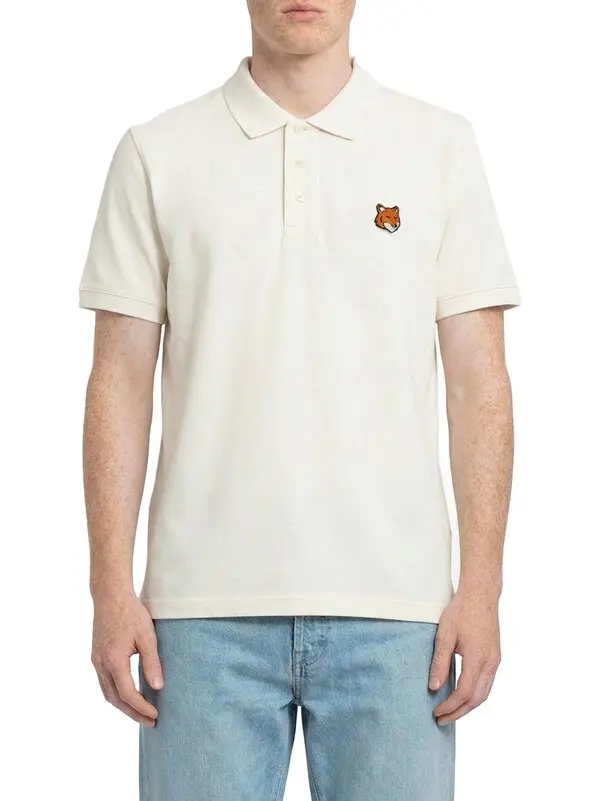 Maison Kitsuné Polo Shirt - Beige