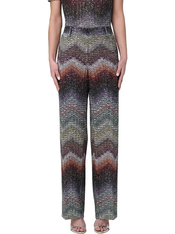 Missoni Sequined Lurex Viscose Trousers - Multicolor