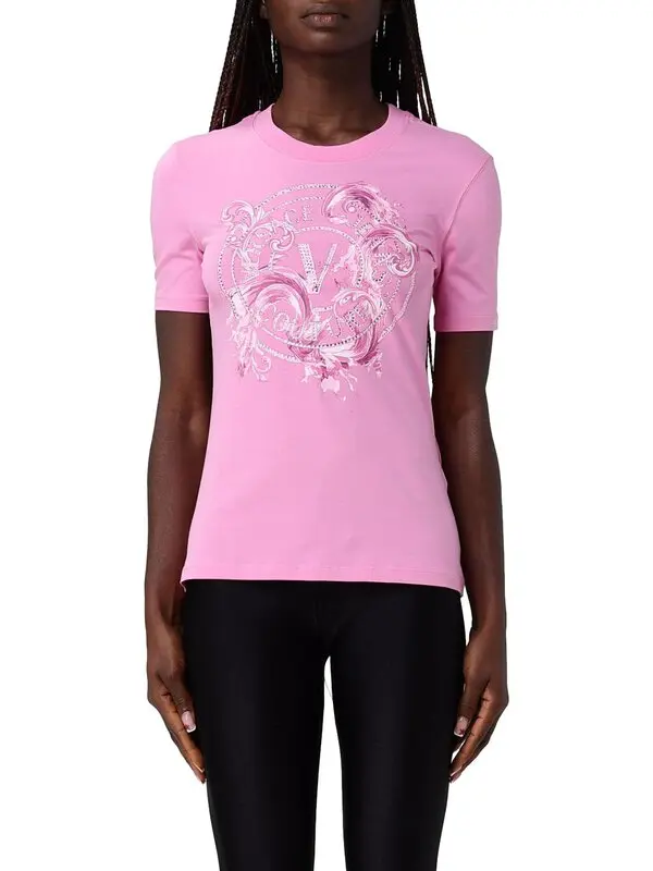 Versace Printed T-shirt - Pink