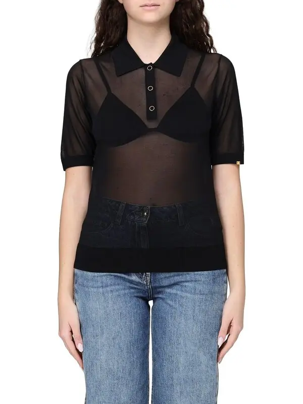 Elisabetta Franchi Polo Shirt - Black
