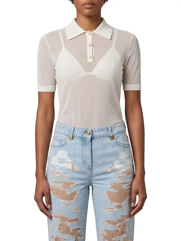 Elisabetta Franchi Polo Shirt - White
