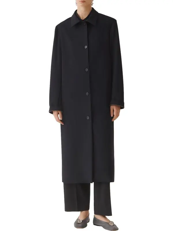 Fabiana Filippi Long Coat - Blue