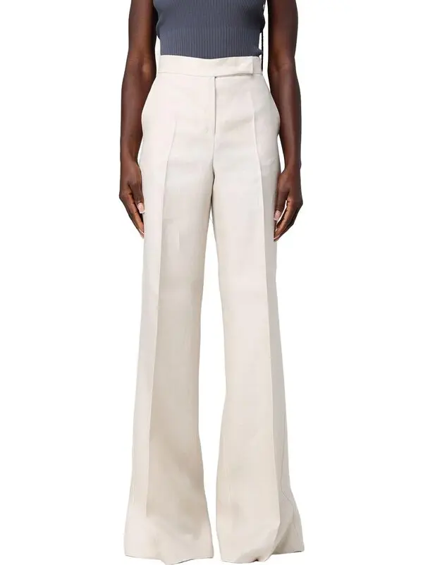 Max Mara Wide-leg Trousers - Cream