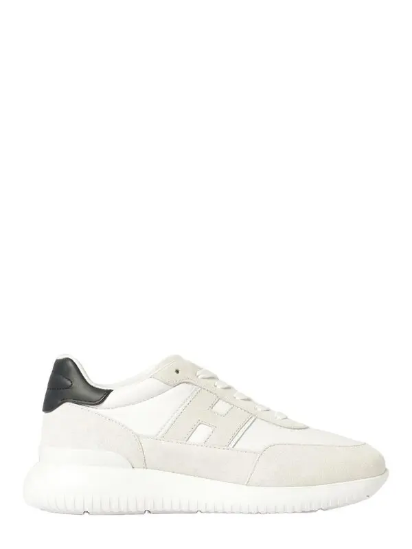 Hogan Interactive³ Suede And Leather Sneakers - White