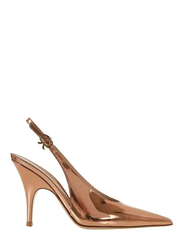 GIANVITO ROSSI Slingback Pumps - Silver