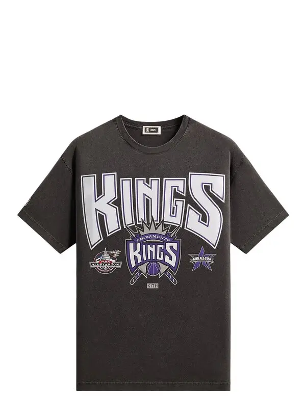Kith For Nba All-star Sacramento Kings Vintage Tee - Black