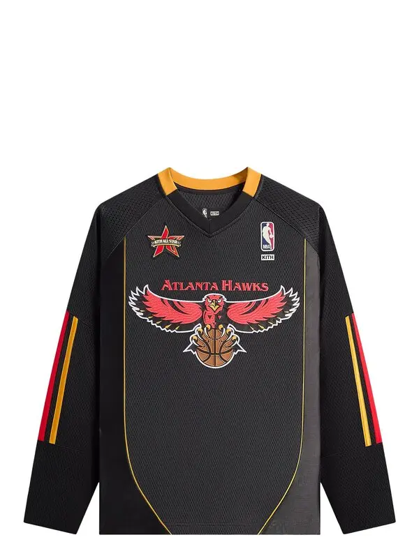 Kith For Nba All-star Atlanta Hawks Samuel Shirt - Black