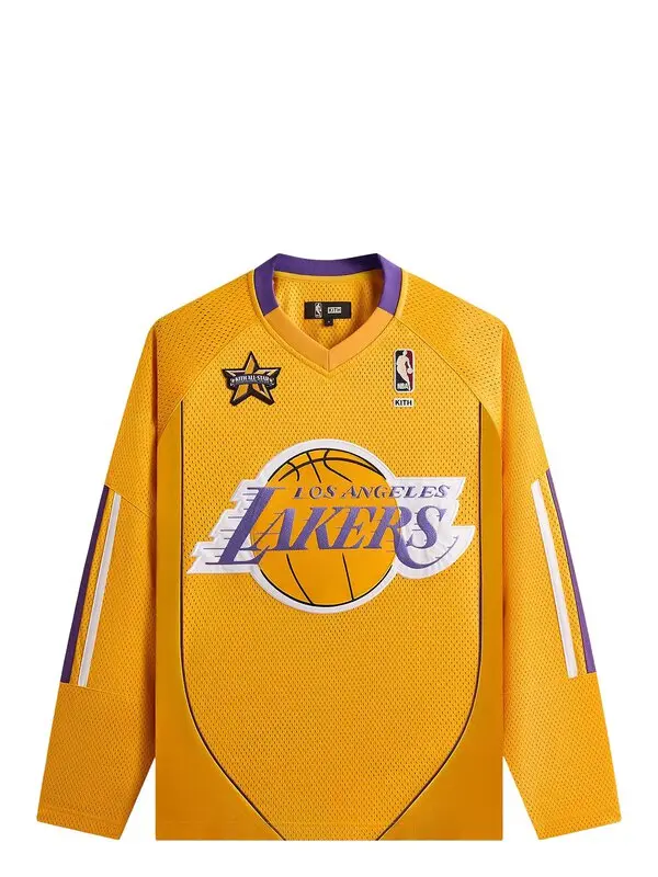 Kith For Nba All-star Los Angeles Lakers Samuel Shirt - Yellow