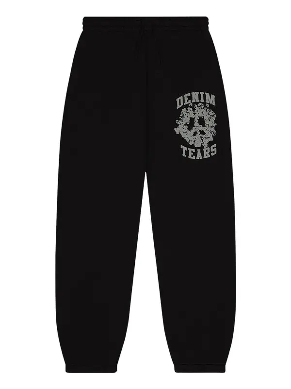 DENIM TEARS Denim University Sweatpants - Black