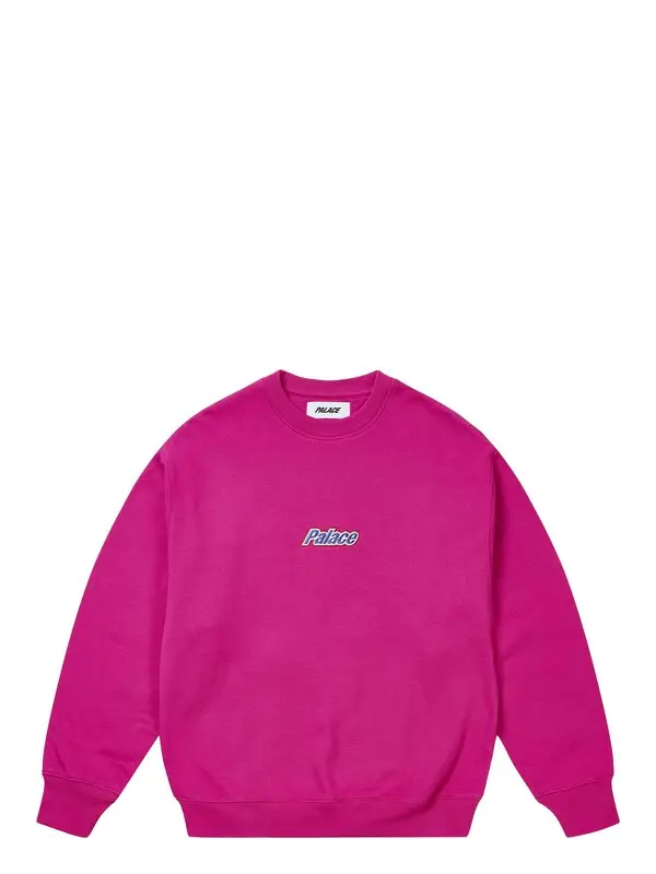 PALACE Current Crew Heavy - Pink