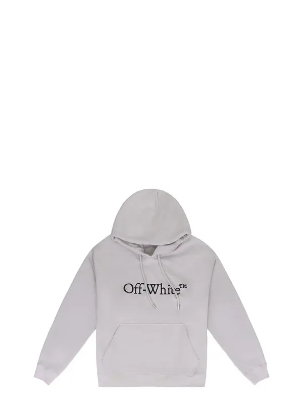Off-White Big Bookish Skate Hoodie - Grey