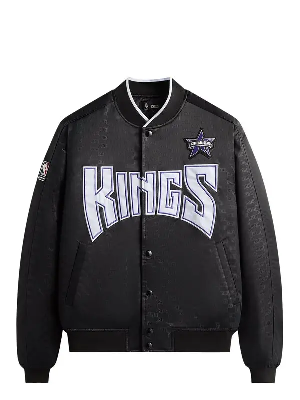 Kith For Nba All-star Sacramento Kings Bomber Jacket - Black