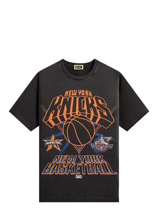 Kith For Nba All-star New York Knicks Vintage Tee - Black