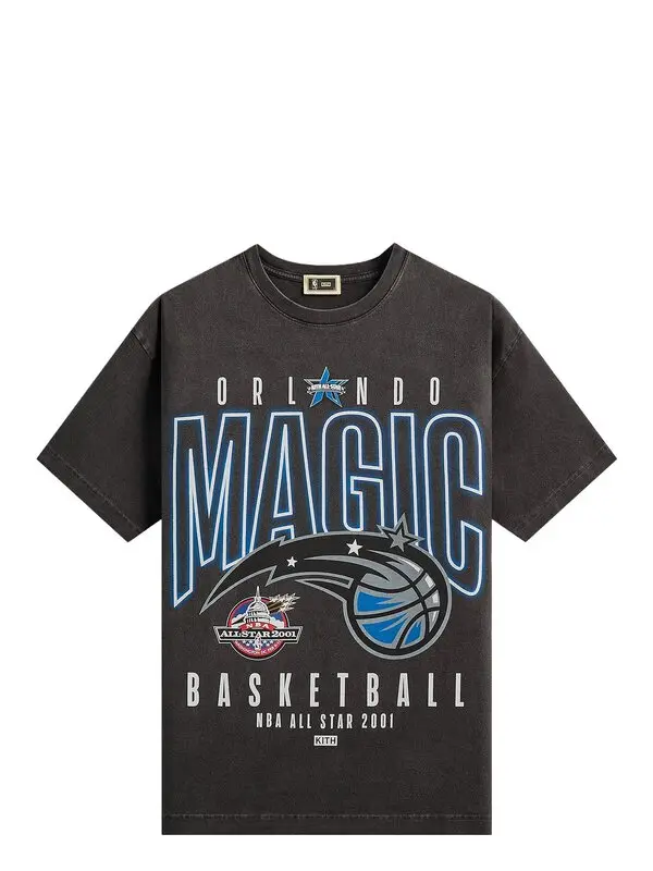 Kith Nba All-star Orlando Magic Vintage Tee - Black