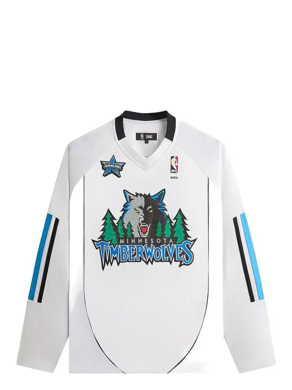 Kith For Nba All-star Minnesota Timberwolves Samuel Shirt - White