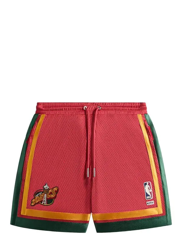 Kith For Nba All-star Seattle Supersonics Short - Red