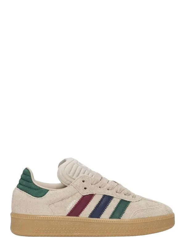 Adidas Samba Xlg 'beige Green Burgundy - Brown