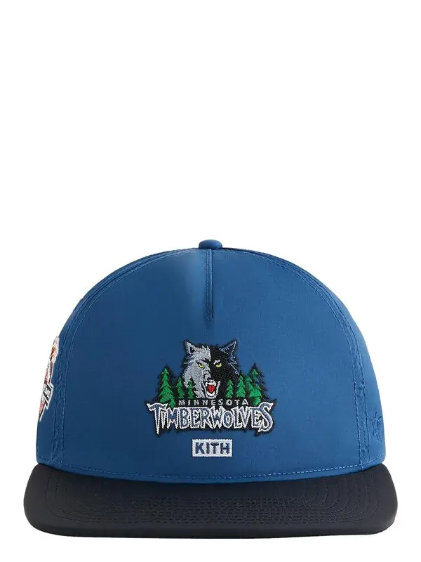 Kith X '47 Nba All-star Minnesota Timberwolves Sl Hitch Snapback - Green