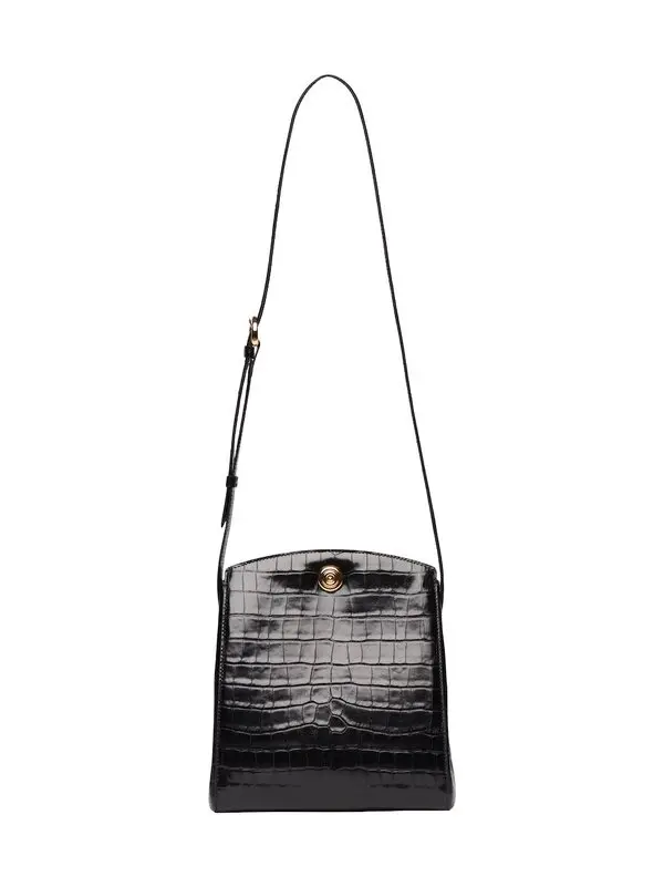 LIFFNER Pushlock Crossbody Bag - Black
