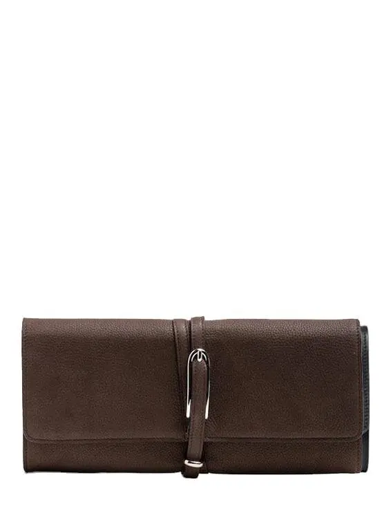 LIFFNER Belted Clutch - Brown