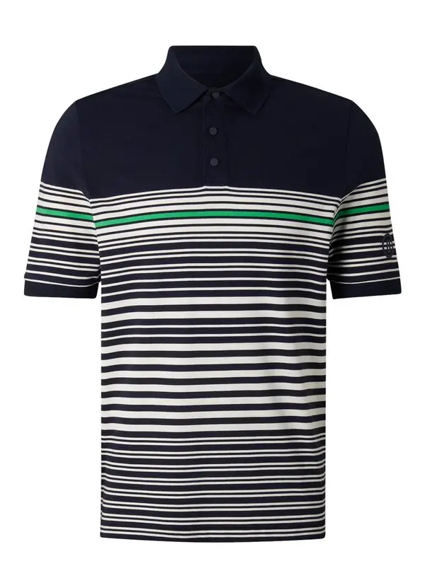 Bogner Jannes Polo Shirt - Navy Blue/white/green