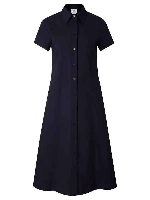 Bogner Alison Blouse Shirt Dress - Navy Blue