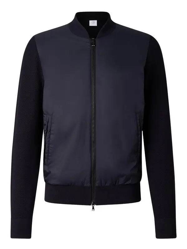 Bogner Zisco Hybrid Knit Jacket - Navy Blue