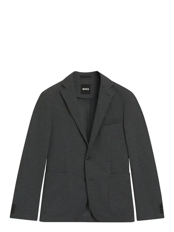 BOSS Performance Slim Fit Blazer - Silver