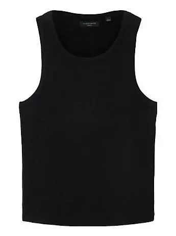ALLSAINTS Axel Slim-fit Cotton-jersey Vest - Jet Black