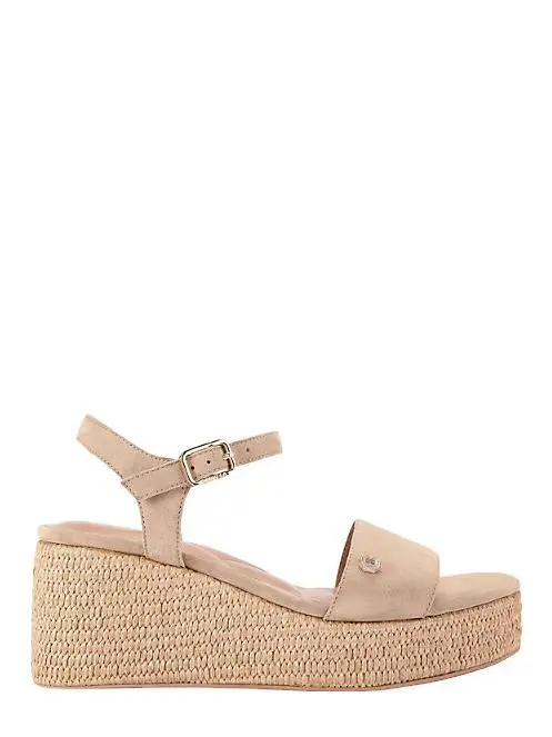 Carvela Portofino Flatform Sandals - Taupe