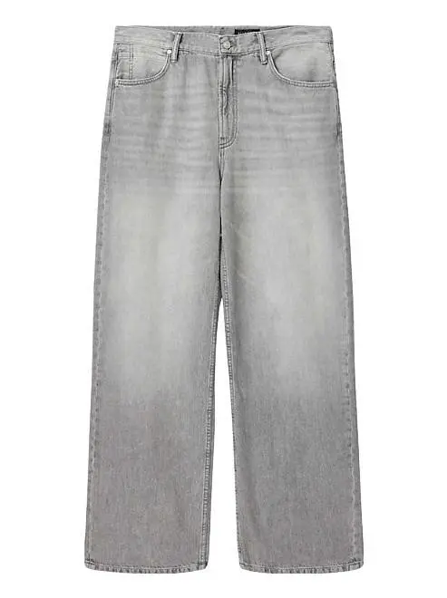 ALLSAINTS Lenny Wide-leg Jeans - Washed Grey