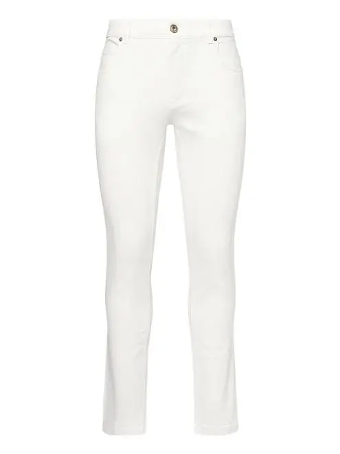 Eleventy Tapered-leg Denim Jeans - White