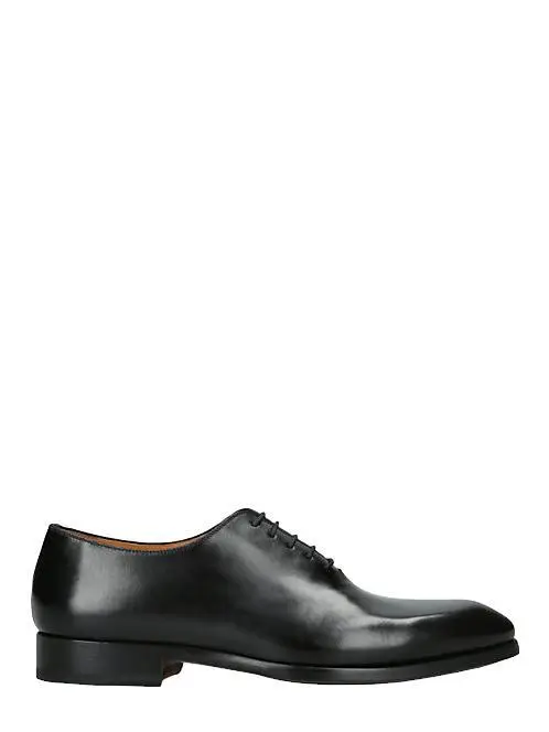 Magnanni Flex Leather Oxford Shoes - Black