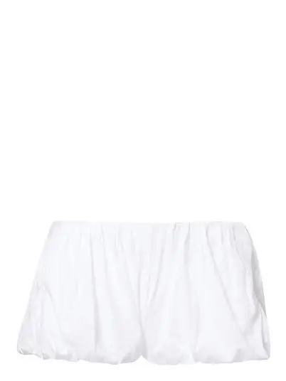 Gimaguas Oni Double-layer Cotton Shorts - White